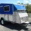 Buy hybrid camper trailer hard top, kitchen - made in Brisbane